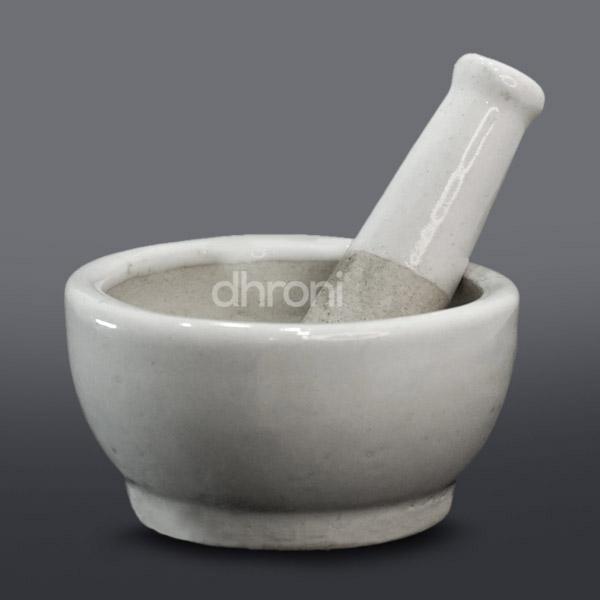Mortar & Pestle (Porcelain) - Dhroni Online